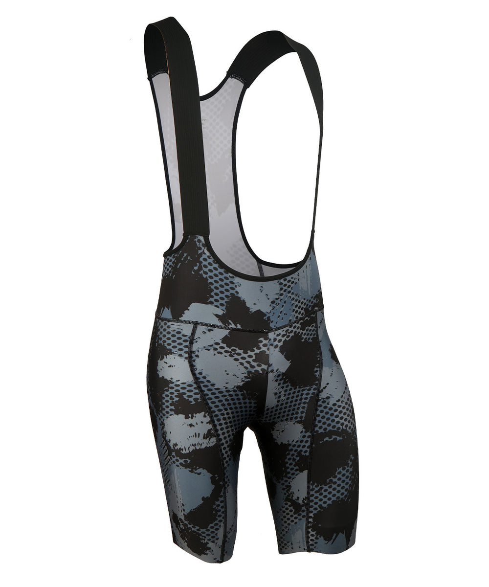 M. SUPER BIB - SLATE GRID CAMO