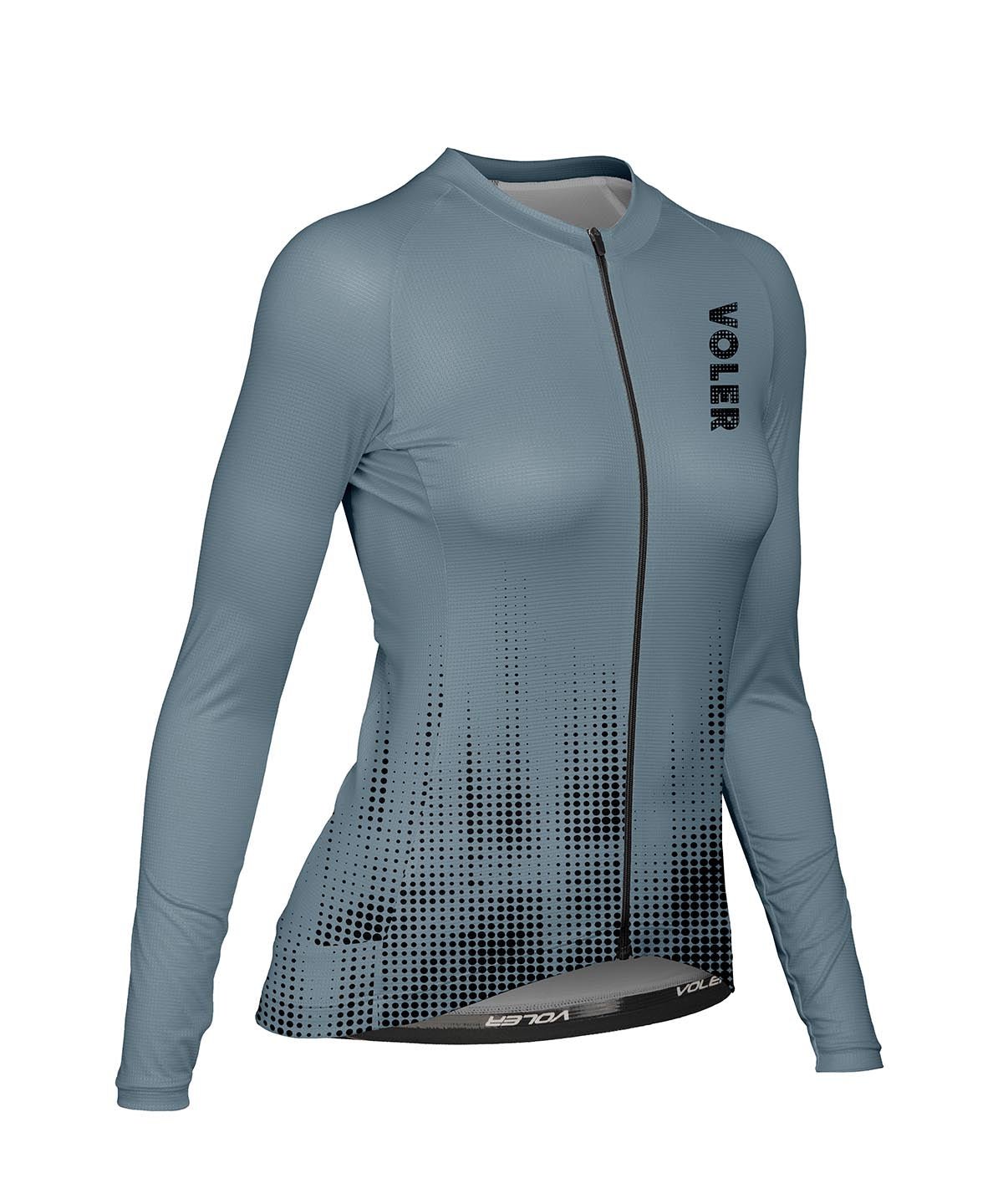 W. VELOCITY AIR LS JERSEY - VOLER VERT